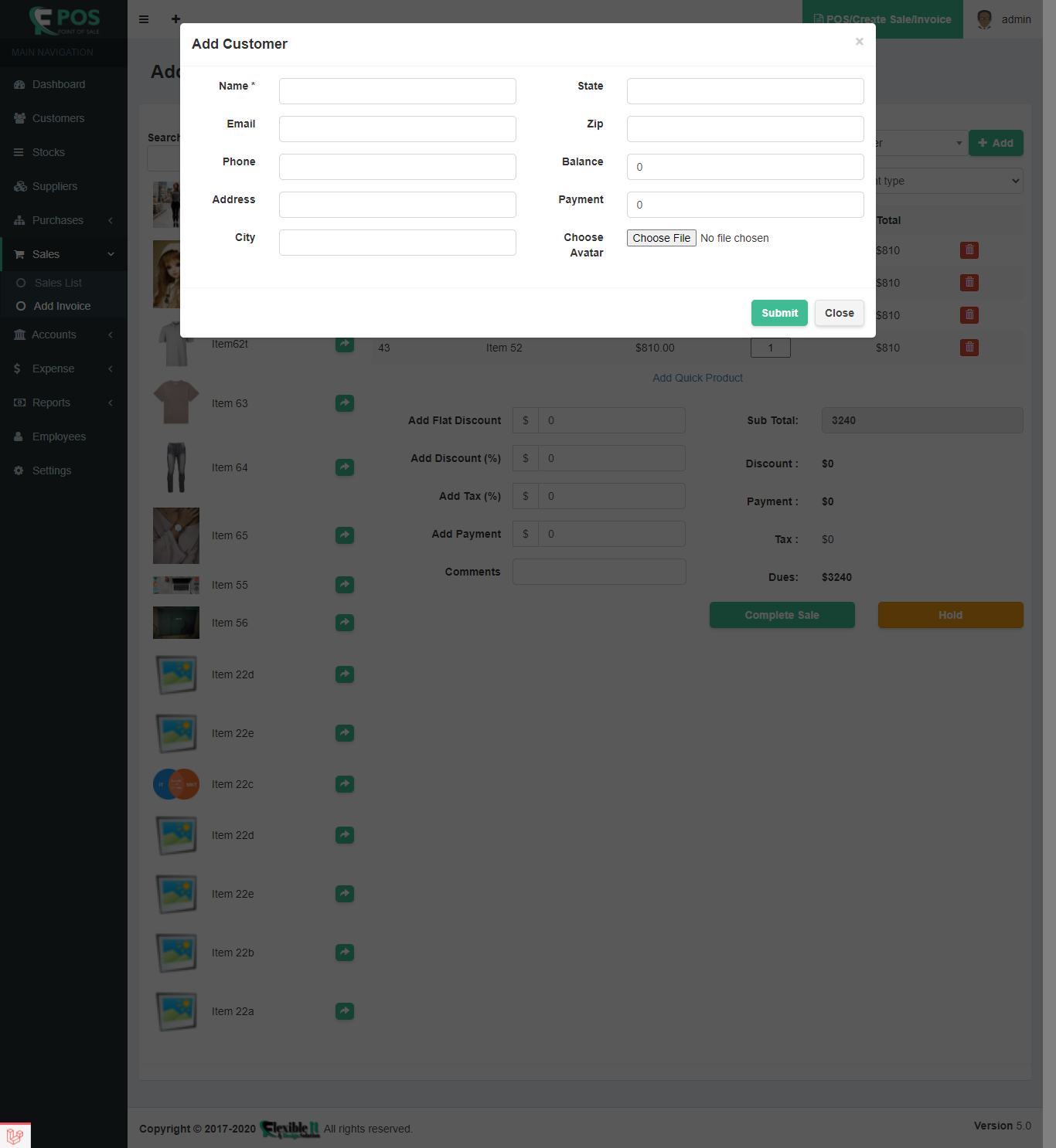 FlexiblePOS with Inventory Management System by FlexCoders | CodeCanyon